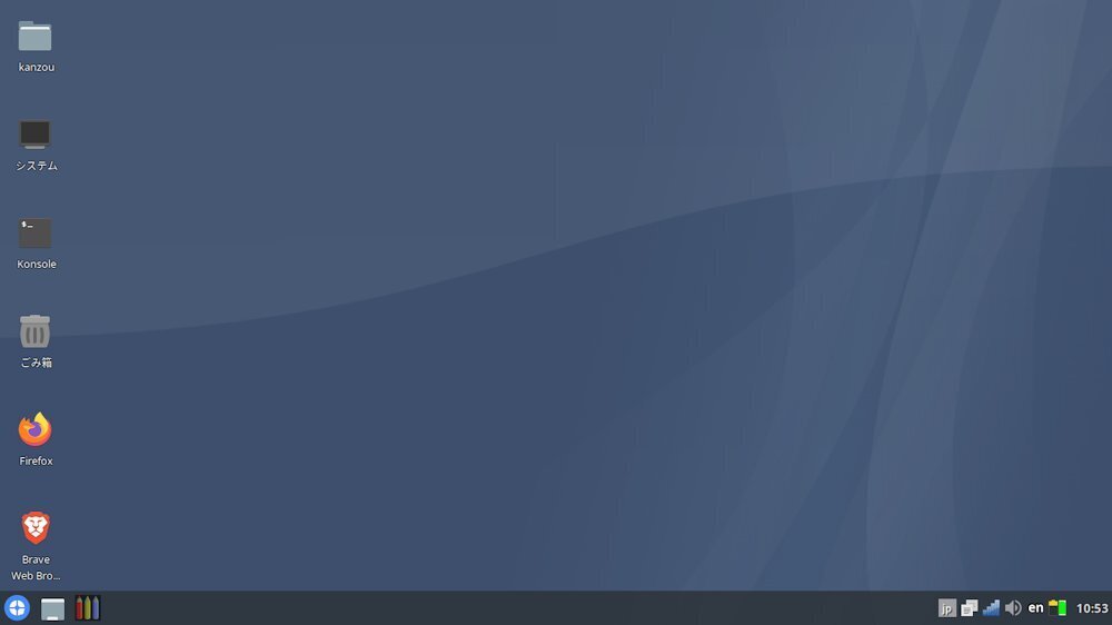 Q4OS 5.7 Aquarius をWindowsパソコン内にインストール: LinuxでCD音楽再生 Debian編